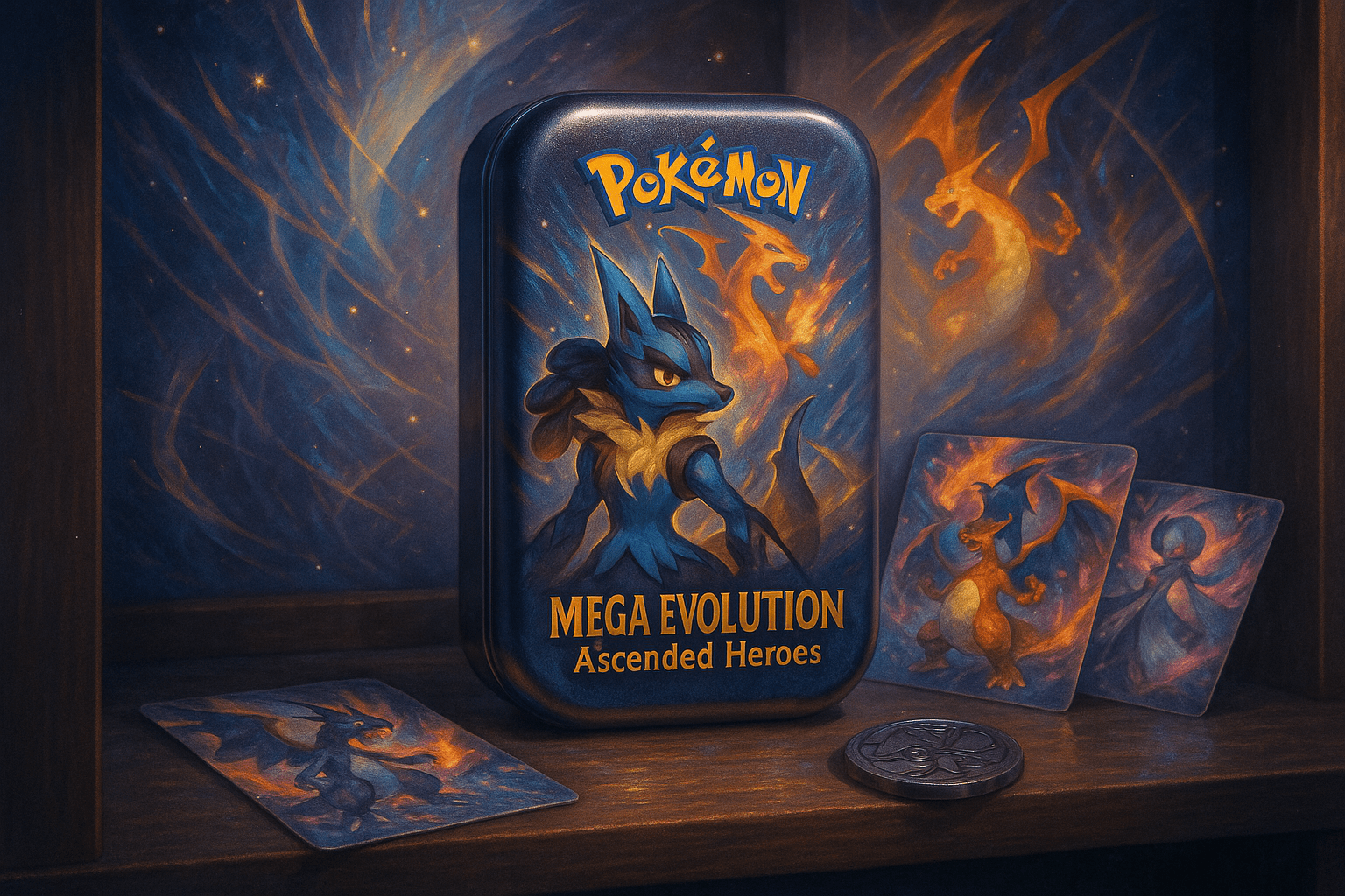 Pokémon Mega Evolution Ascended Heroes Mini Tin gids voor TCG fans ...